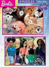 EDUCA Puzzle Barbie / 2x100 dílků / od 6 let