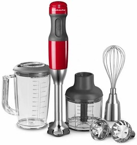 KitchenAid Tyčový mixér s příslušenstvím královská červená