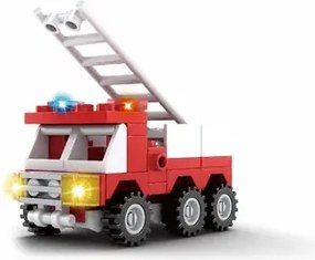 BLOXO 259867 Kompatibilní stavebnice hasiči auto 53 ks / od 6 let