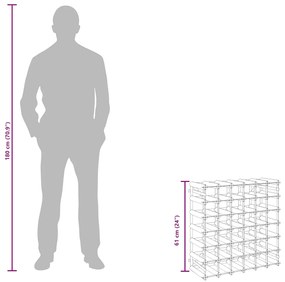 vidaXL Marketos Stojan na víno na 42 lahví černý masivní borové dřevo