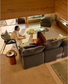 Odkládací stolek se skleněnou deskou 47x48 cm Olir – Kave Home