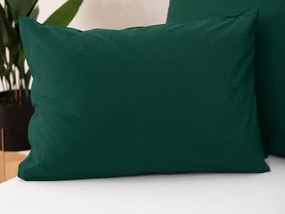 MKLuzkoviny.cz Povlak na polštář 50 × 70 cm – Jasmine tmavě zelená