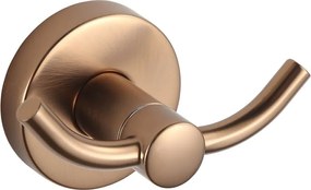 Mexen Remo, dvojitý háček na ručník, měděná matná, 70507352-65