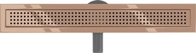 Mexen Flat 360° M08 sprchový žlab 70 cm, růžové zlato, 1625070-40