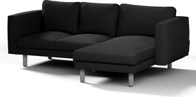 Potah na pohovku IKEA Norsborg 3-místná se šezlongem barva šedá