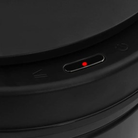 Odpadkový koš s automatickým senzorem 80 l uhlíková ocel černý 322703