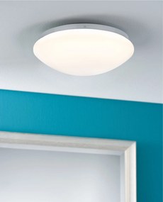 Paulmann 70722 Leonis, stropní svítidlo s pohybovým senzorem LED 12,5W 2700K, IP44, bílá, průměr 28cm