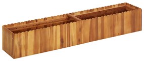 Zahradní vyvýšený záhon 150 x 30 x 25 cm masivní akáciové dřevo - Default Title