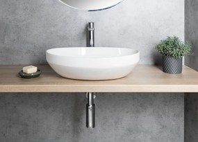 Aqualine keramické umyvadlo na desku 50,5 x 37 cm bílá 50361