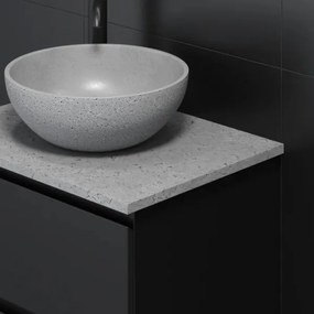 BATH DELUXE 06-039-19-23-00 - Umyvadlo na desku BERGEN pr. 39 cm beton/šedá