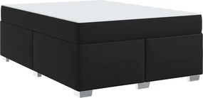 Rám postele Černá 160 x 200 cm PVC 3399242