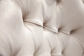 Designová židle Queen len béžová