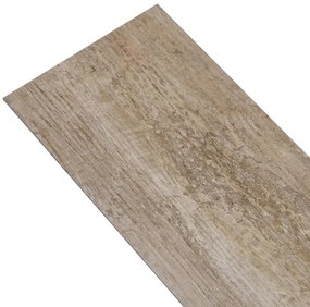 Nesamolepicí PVC podlahová prkna 5,26 m² 2 mm bělené dřevo,  146606