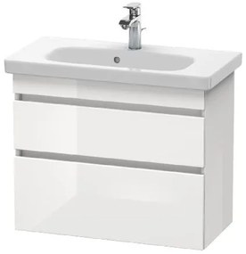 Duravit DuraStyle - Umyvadlová skříňka Compact, 61x73x37 cm, 2 zásuvky, lesklá bílá DS649902222