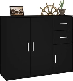 vidaXL Příborník 91 x 29,5 x 75 cm, konstrukční dřevo [823275] Barva: dub sonoma