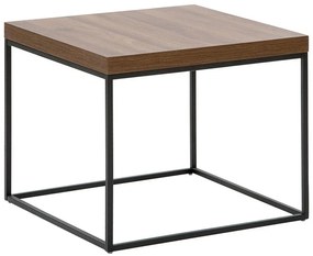 Konferenční stolek, dřevěný top černý DELANO Beliani