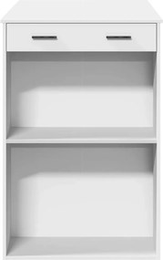 Barový stůl bílý 102 x 70 x 103,5 cm kompozitní dřevo 3309321