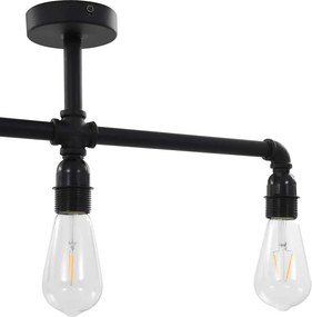 Stropní svítidlo černé 3 x žárovky E27 281628
