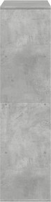 Knihovna betonově šedá 100 x 33 x 125,5 cm kompozitní dřevo 3309333