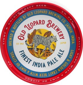 Kovový tác ø 33 cm Old Leopard Brewery – Rex London