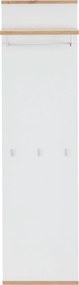 XXXLutz ŠATNÍ PANEL, bílá, dub artisan, 45/169/28 cm Xora - Šatní panely - 002427002528