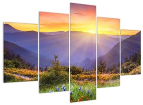 Obraz lesní krajiny (150x105 cm)