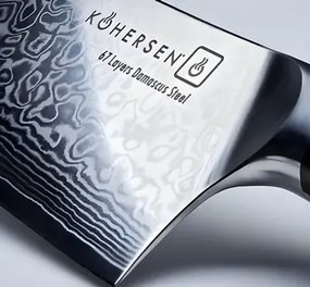 Kohersen Elegance 72217 / Sekáček / Damašková ocel / Ebenové dřevo / 1