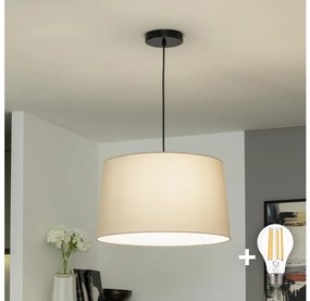 Brilagi - LED Lustr na lanku CERIA 1xE27/40W/230V pr. 45 cm béžová