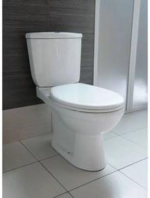 Aqualine Juan WC kombi mísa s nádržkou vč. splachovací soupravy, zadní odpad LC2154