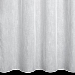 ZÁCLONA NA KROUŽCÍCH ANNA 140X250 CM BÍLÁ
