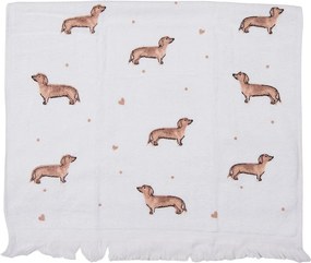 Kuchyňský froté ručník s jezevčíkem Dachshund Love - 40*66 cm
