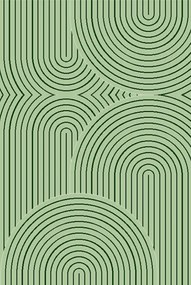 Hans Home | Kusový koberec Thumbs green - 120x170
