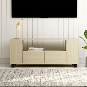 TV skříňka dub sonoma 120x35x48 cm kompozitní dřevo