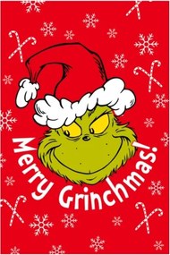 Jerry Fabrics Mikroflanelová deka Grinch Merry Grinchmas 100x150 cm