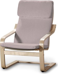 Sedák na křeslo IKEA Poäng barva růžová látka pletený vzor