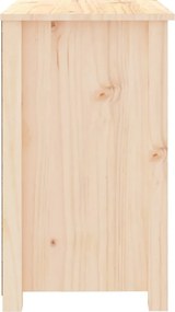 vidaXL Noční stolky 2 ks 50 x 35 x 61,5 cm masivní borové dřevo [813680] Barva: Černá