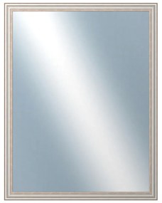 DANTIK - Zarámované zrcadlo - rozměr s rámem cca 70x90 cm z lišty TOULON bílá velká (2665)