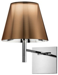 Flos KTribe W, designové nástěnné lampa se stmívačem, 1x70W E27, aluminizovaná bronzová, výška 35cm