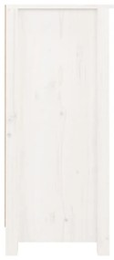Příborníky 2 ks bílé 40 x 35 x 80 cm masivní borové dřevo,  813742
