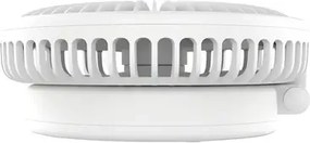 Platinet PRDF0396 bílá / Skládatelný stolní ventilátor / 19 cm / akumu