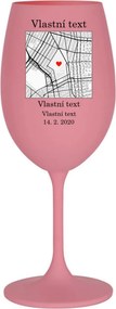 Personalizovaná sklenice s mapou