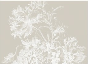 Tapeta Engraved Flowers