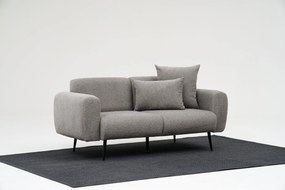 Hanah Home Dvoumístná pohovka SIDE světle šedá