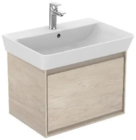 Ideal Standard Connect Air - Skříňka pod umyvadlo Cube 60 cm, 53x41x40 cm, dekor světlé dřevo/světlá hnědá mat E0846UK