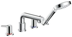 Hansgrohe Talis S - čtyřotvorová baterie na okraj vany, chrom 72419000