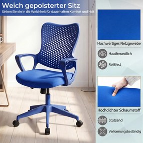 Costway Ergonomická kancelářská židle s prodyšnou síťovanou opěrkou a výškově