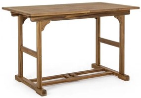 BIZZOTTO Rozkládací zahradní jídelní stůl NOEMI 120-160 cm
