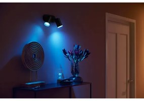 Philips - LED RGBW Stmívatelné bodové svítidlo Hue FUGATO 2xGU10/4,2W/230V černá