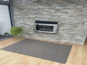 Vopi | Kusový koberec Alassio hnědý - 57 x 120 cm
