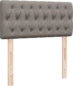 Box spring postel s matrací taupe 90x200 cm textil 3288082